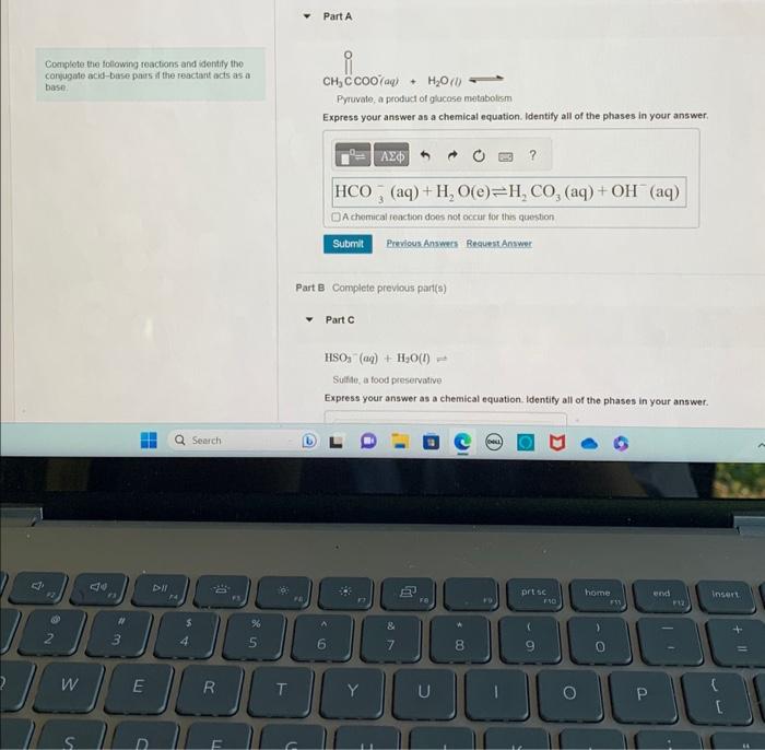 Solved Complete the following reactions and identify the | Chegg.com