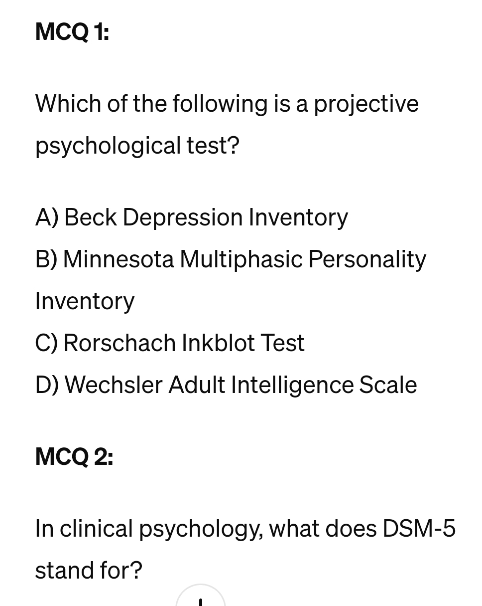 MCQ1:Which of the following is a projective | Chegg.com