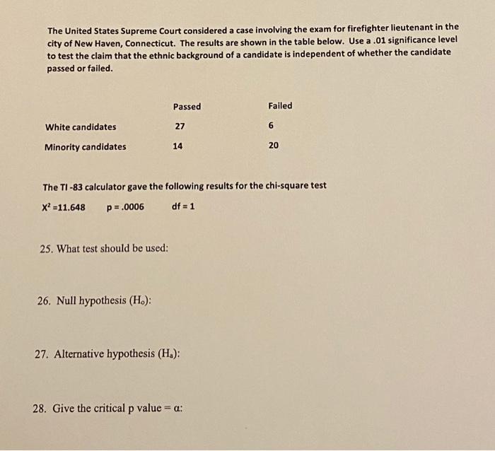 Solved I need help with this Statistics problem. It appears | Chegg.com