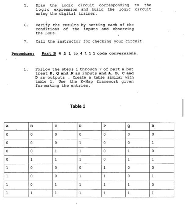 Solved Part A) 4111 to 421 code conversionconsider truth | Chegg.com