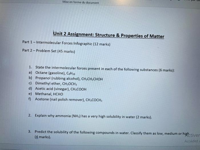 Solved Part 1 - Intermolecular Forces Infographic ( 12 | Chegg.com