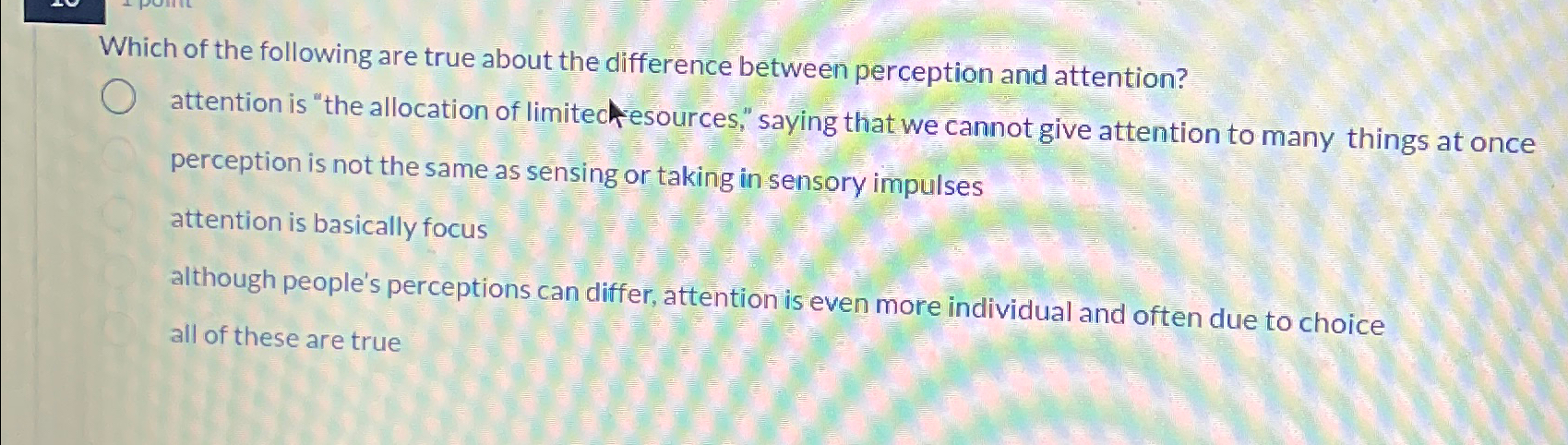 Solved Which of the following are true about the difference | Chegg.com