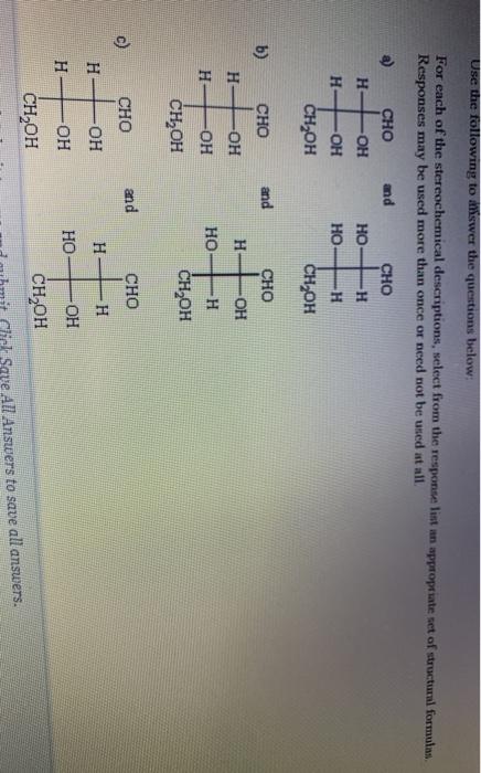 Solved Use the following to swer the questions below: For | Chegg.com