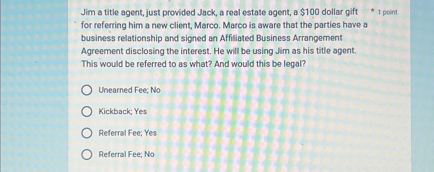 Solved Jim a title agent, just provided Jack, a real estate | Chegg.com