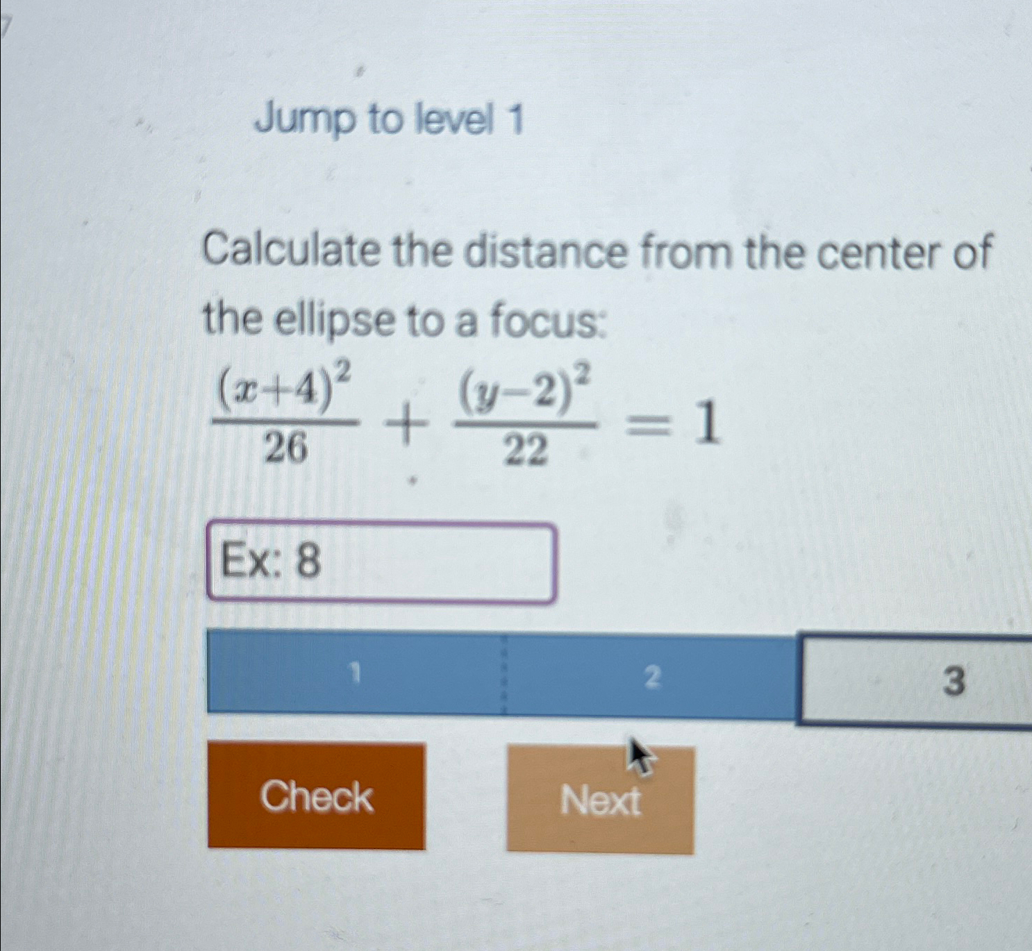 Solved Jump to level 1Calculate the distance from the center | Chegg.com