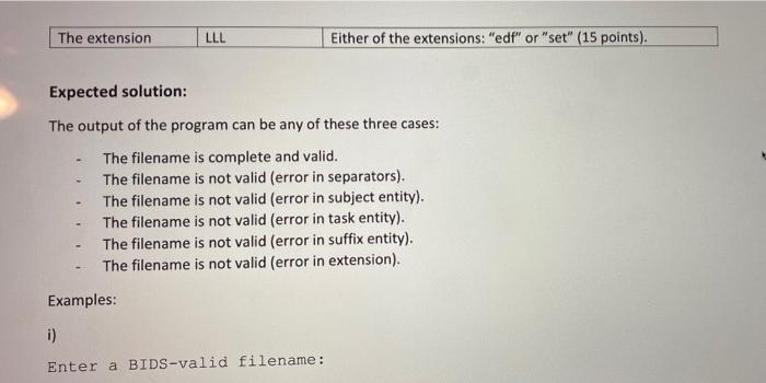 Solved Problem definition: The Brain Imaging Data Structure | Chegg.com