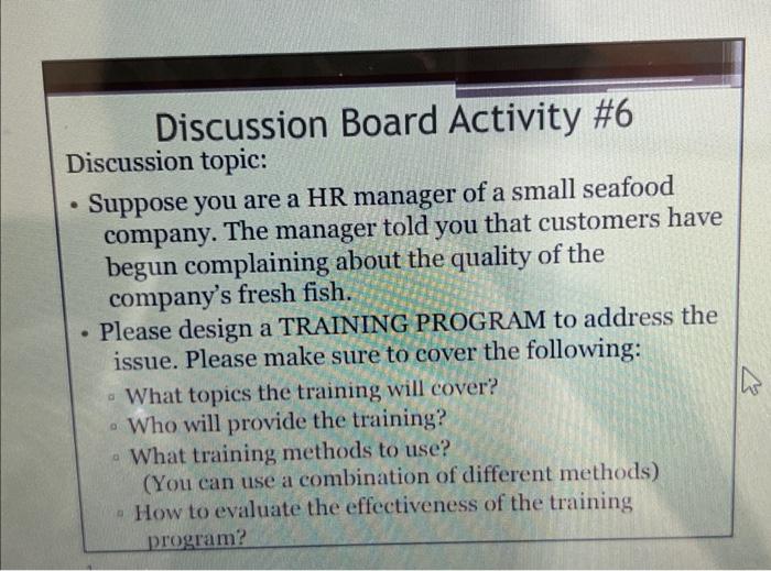 Solved Discussion Board Activity \#6 Discussion topic: - | Chegg.com