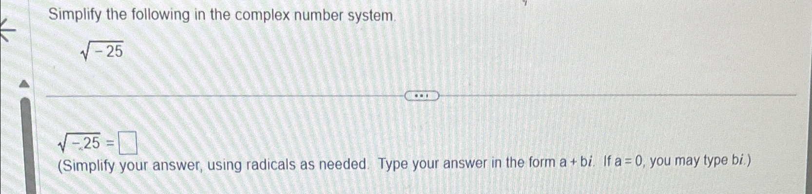 Solved Simplify the following in the complex number | Chegg.com