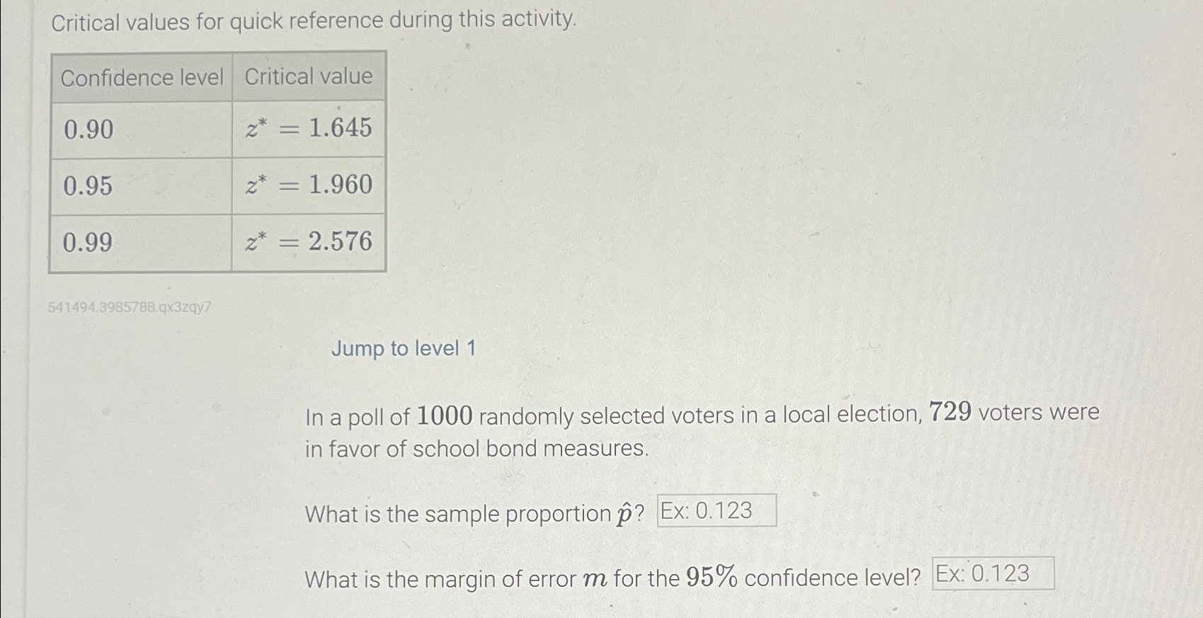 Solved Critical values for quick reference during this | Chegg.com