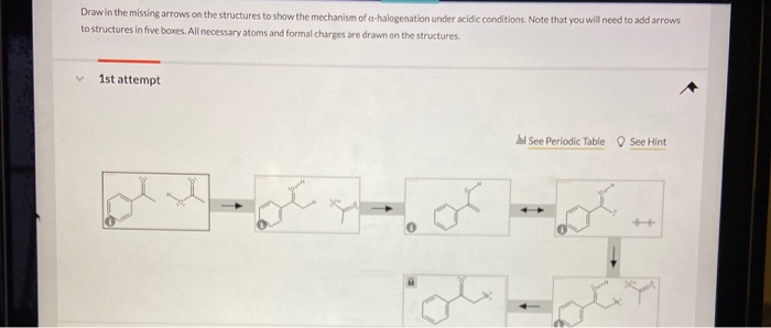 Solved Draw in the missing arrows on the structures to show | Chegg.com