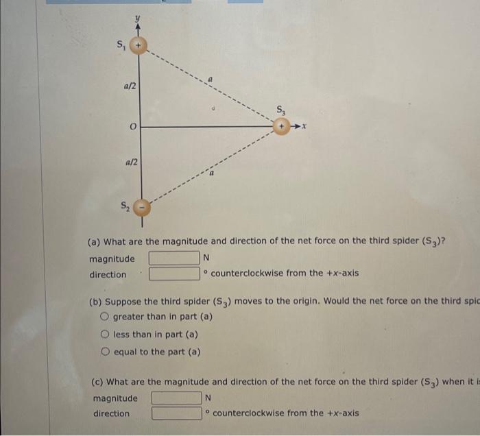 Solved Three spiders are resting on the vertices of a | Chegg.com