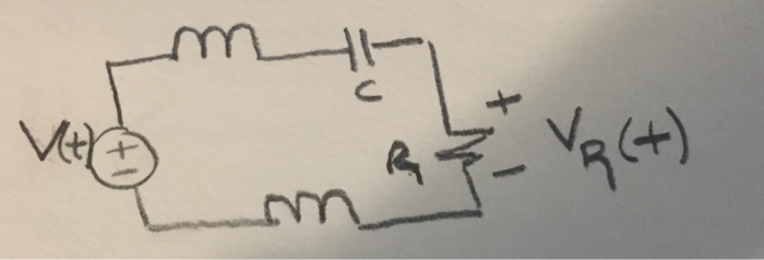 Solved find the equation of vr(t) if v(t)=1/s. all other | Chegg.com