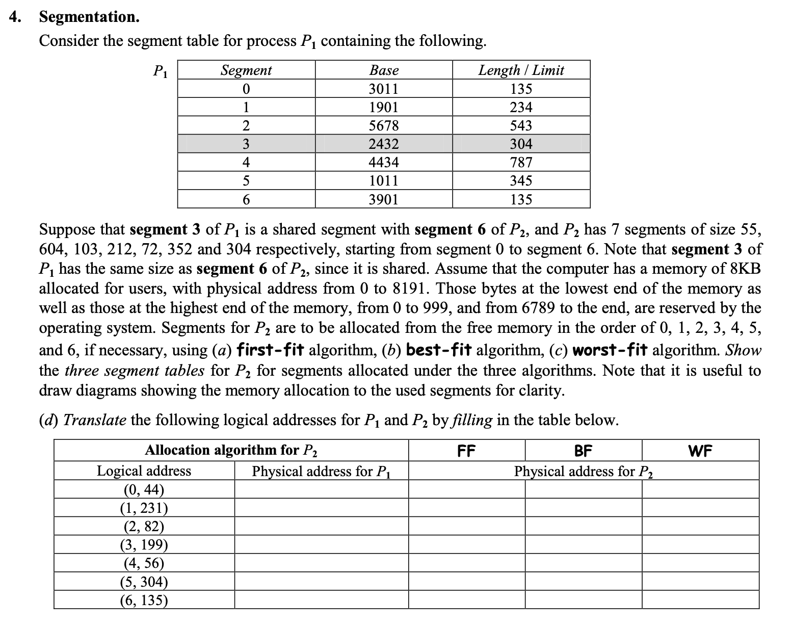 Solved Please help to finish this question | Chegg.com
