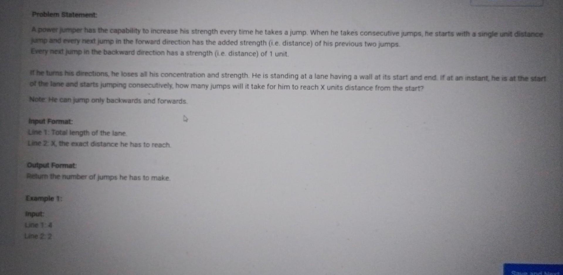 Solved Problem statement: A power jumper has the capability | Chegg.com