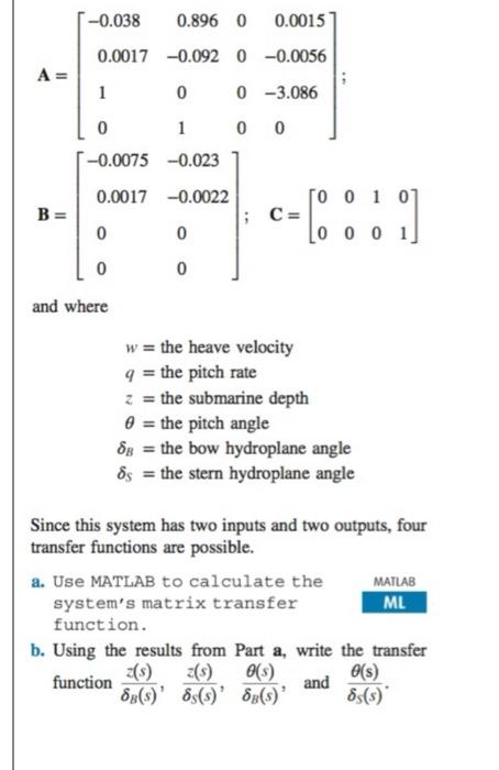 Solved 8 24 In This Chapter We Described The State Space