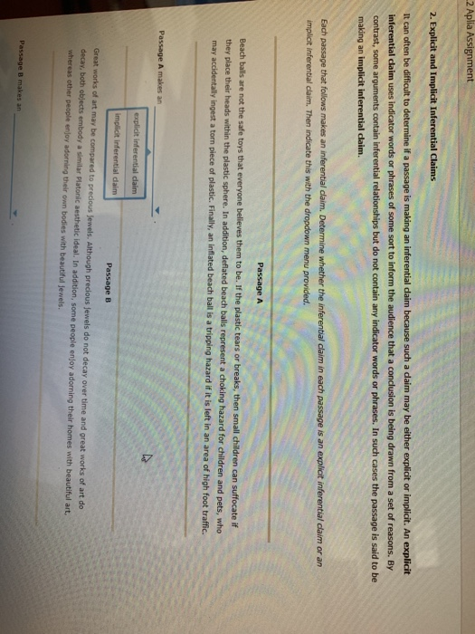 Solved 2 Aplia Assignment 2. Explicit and Implicit | Chegg.com Solved 2 Aplia Assignment 2. Explicit and Implicit | Chegg.com