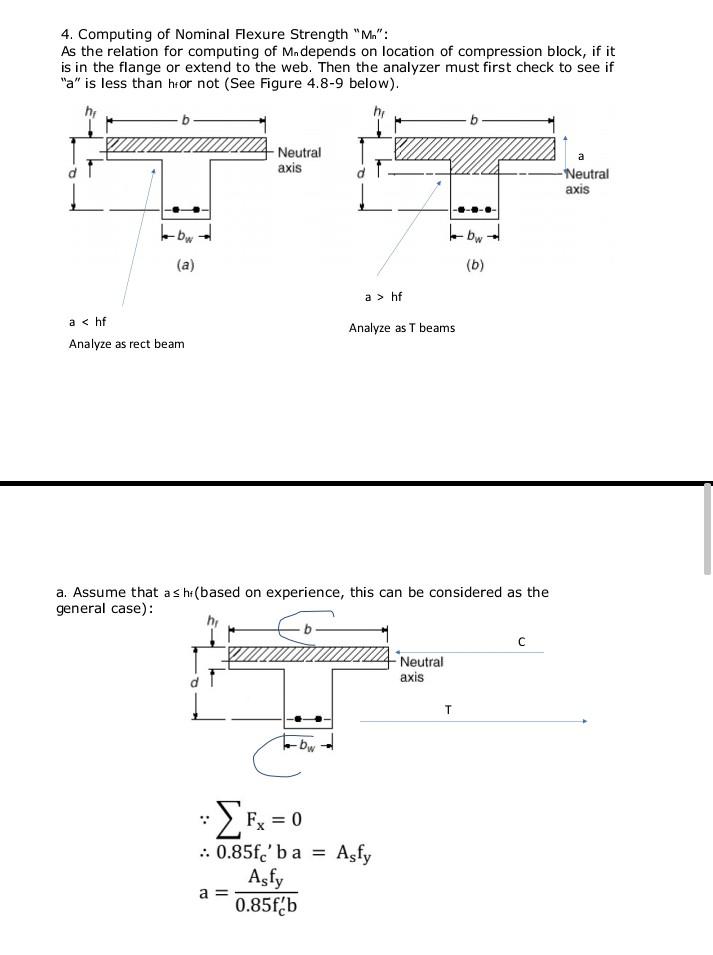 Solved Reinforcement Concrete Design using NSCP 2015 solve | Chegg.com