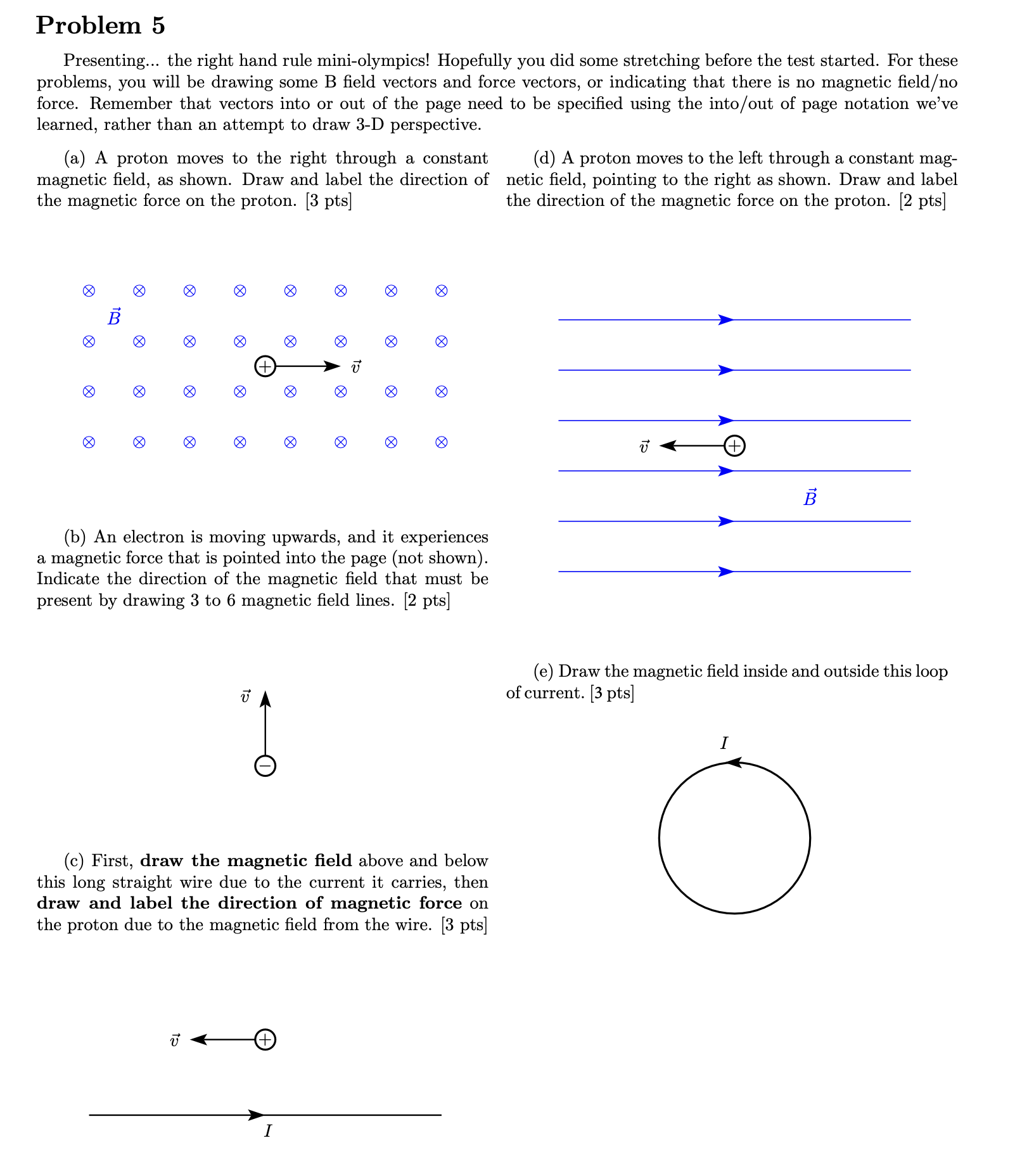 Solved Problem 5Presenting... the right hand rule | Chegg.com