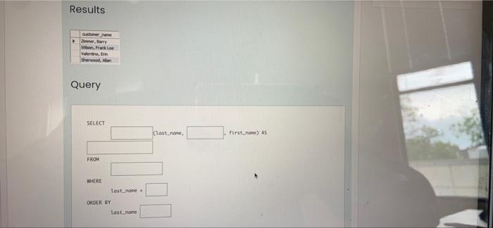 Solved Problem Write a SQL query that satisfies the | Chegg.com