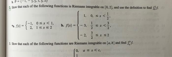 Solved 2. Show that each of the following functions is | Chegg.com