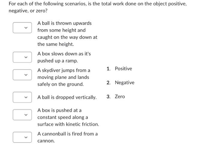 Solved For each of the following scenarios, is the total | Chegg.com