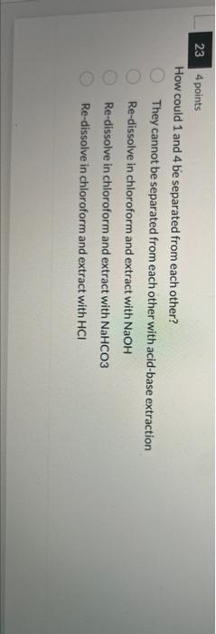 Solved not enough information Extraction Lily has a mixture | Chegg.com