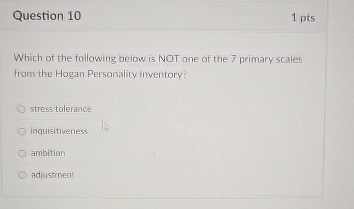 Solved Question 10Which of the following below is NOT one of | Chegg.com
