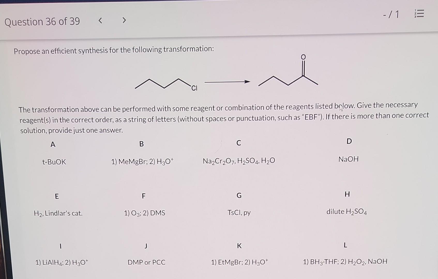 Solved Propose an efficient synthesis for the following | Chegg.com