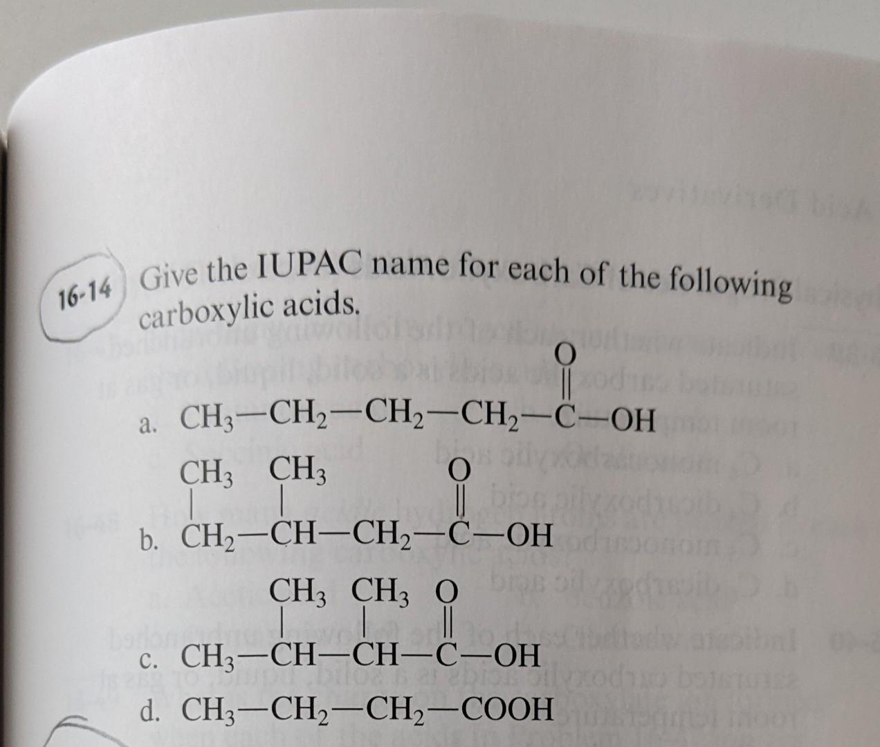 Solved Assign an IUPAC name to each of the following esters. | Chegg.com