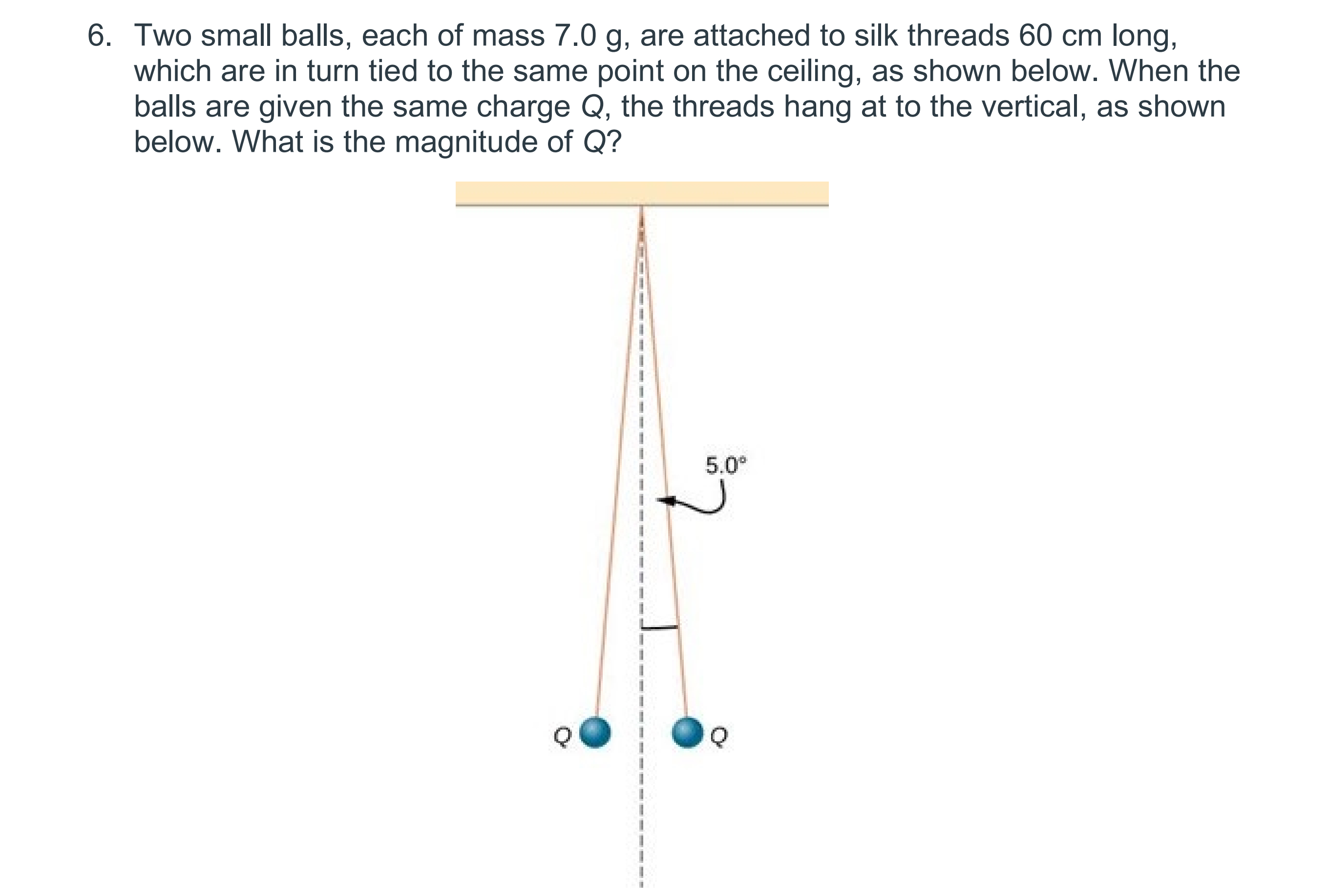 Solved Two small balls, each of mass 7.0g, ﻿are attached to | Chegg.com