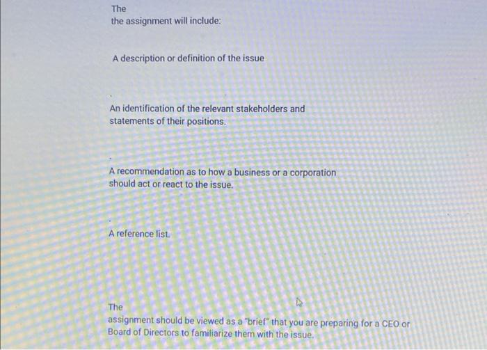 Solved this is the issue that we need an answer. It should | Chegg.com