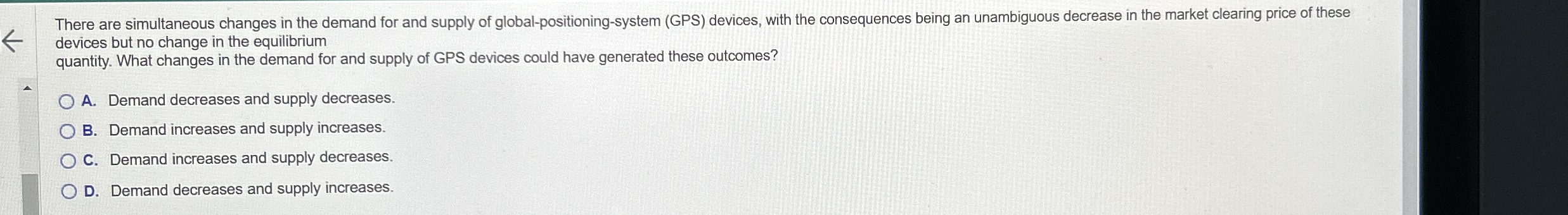 Solved There are simultaneous changes in the demand for and | Chegg.com
