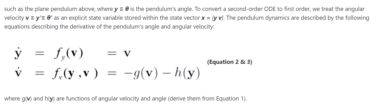 Solved The plane pendulum consists of a particle with mass m | Chegg.com