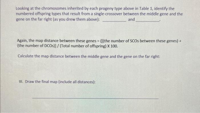Solved 1. Determining single-crossovers (SCOs), | Chegg.com