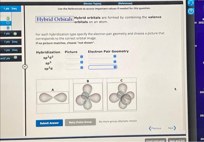 Hybrid orbitals are formed by combining the valence | Chegg.com