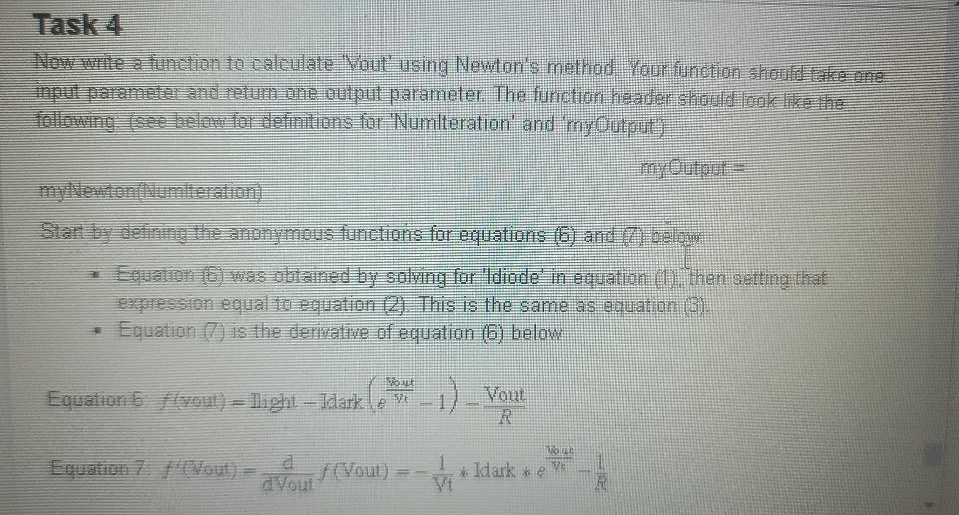 Solved Question 6: Solving Nonlinear Equations With Newton's | Chegg.com
