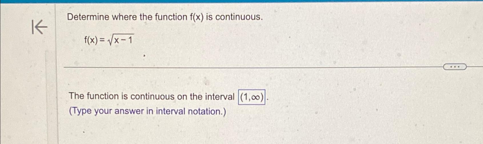 Solved Determine where the function f(x) ﻿is | Chegg.com