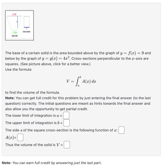 Solved You can find simply find the volume (V) to get the | Chegg.com