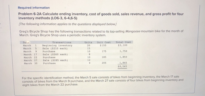 Solved Using FIFO and LIFO, calculate ending inventory and | Chegg.com