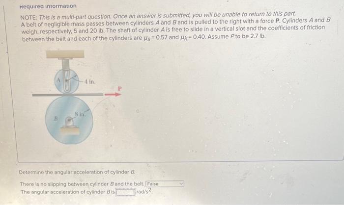Solved NOTE: This is a multi-part question. Once an answer | Chegg.com