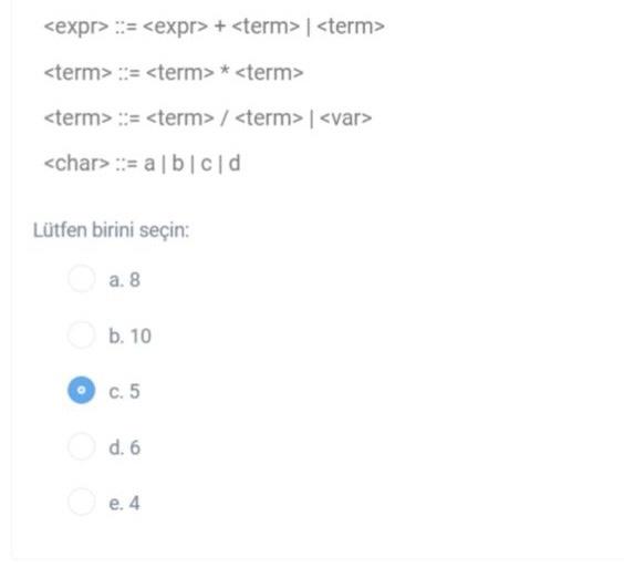 Solved How many different parse trees can be created for the | Chegg.com