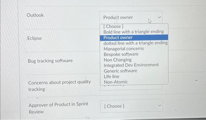 Solved Outlook Eclipse Bug tracking software Concerns about | Chegg.com