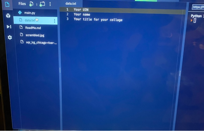 Project 4 - Image Manipulation What you will | Chegg.com