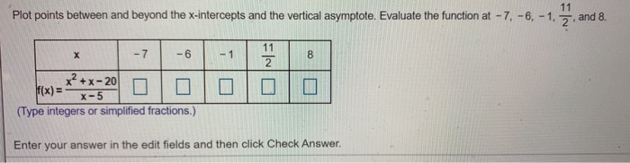 Solved Plot points between and beyond each x-intercept and | Chegg.com