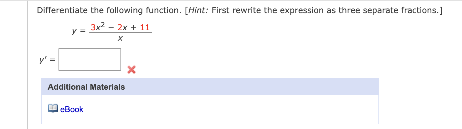 Solved Differentiate The Following Function Hint First