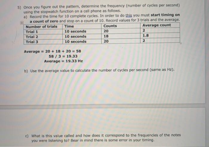 Solved 5) Once you figure out the pattern, determine the | Chegg.com