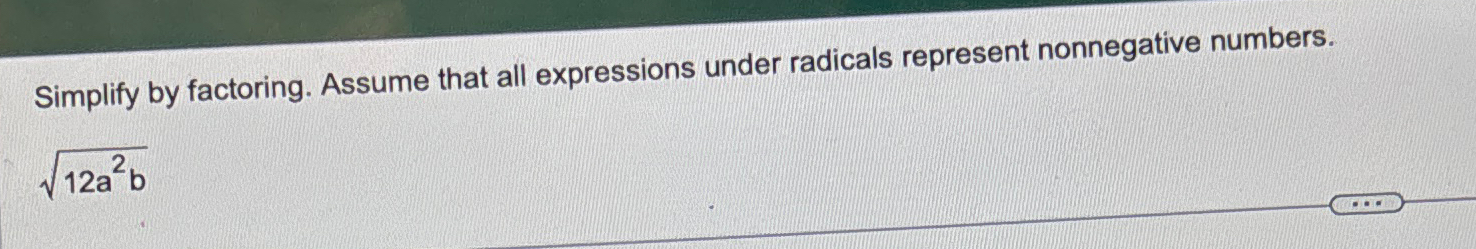 Solved Simplify by factoring. Assume that all expressions | Chegg.com
