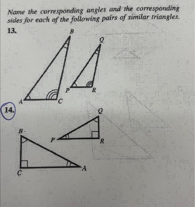 Solved #14. 22. find all unknown angle measure in each pair | Chegg.com