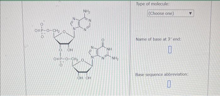 Solved - Classify the molecule using the drop-down list. - | Chegg.com