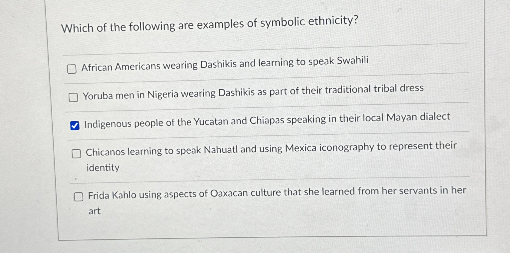 Solved Which of the following are examples of symbolic | Chegg.com